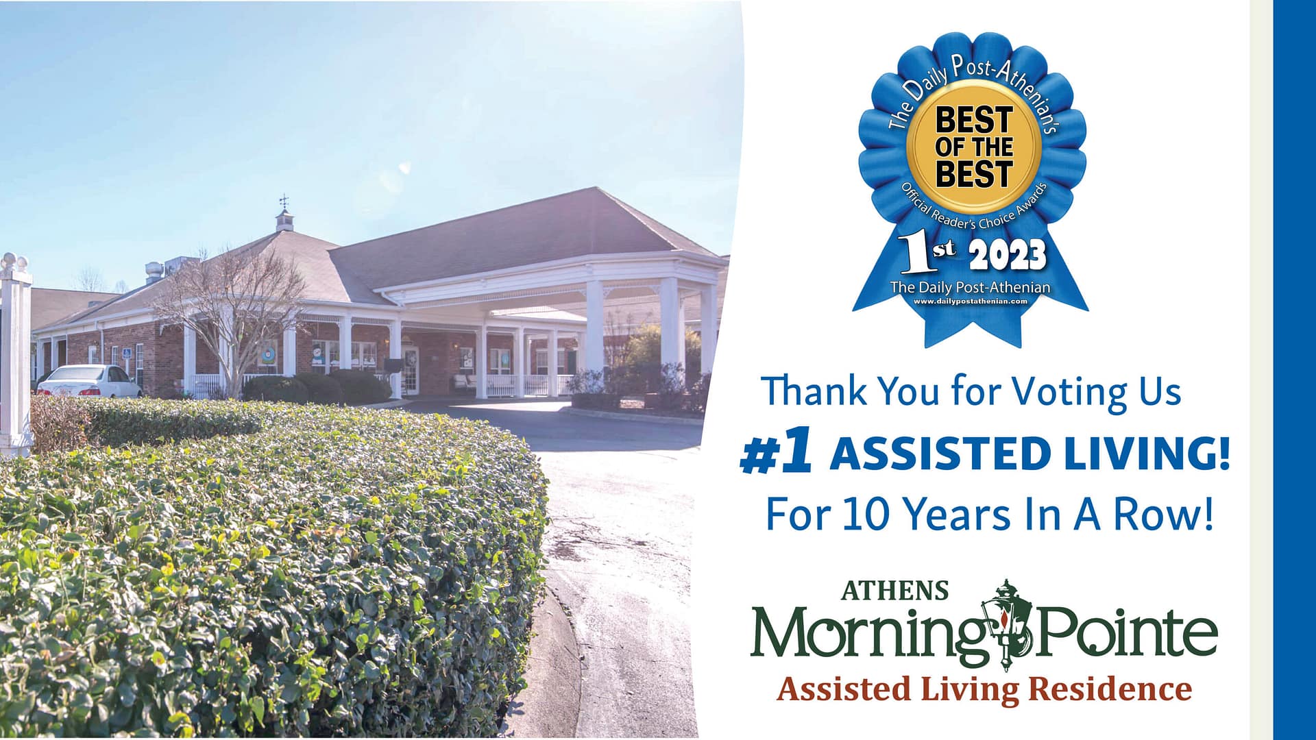 Morning Pointe of Athens named Best of the Best for 10th year | Morning ...